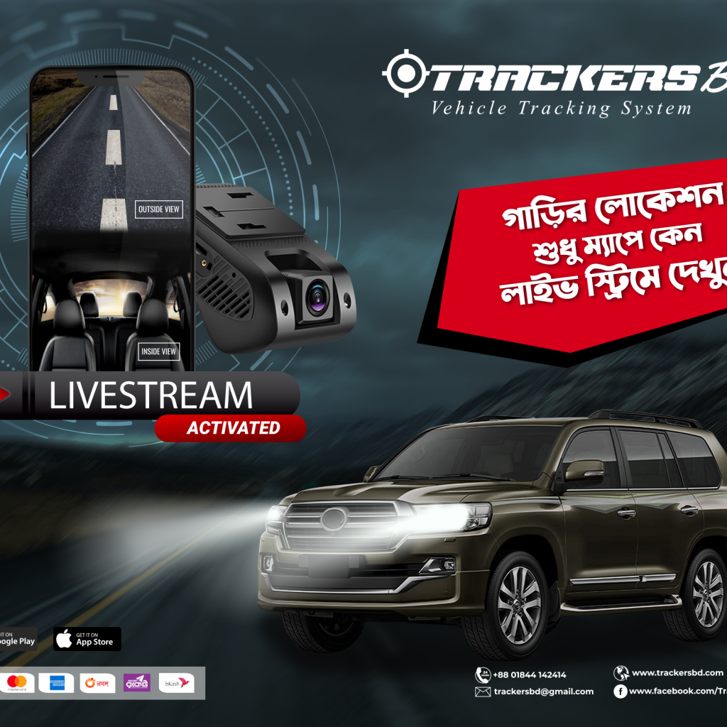 TrackersBD Dashcam | JC400P Edge Cam 2